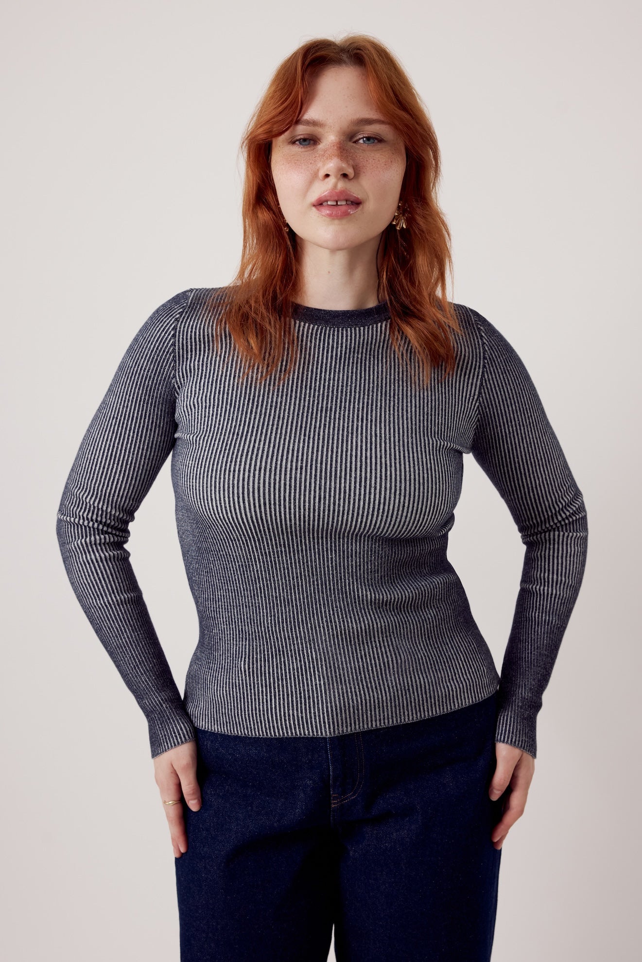Jules Organic Cotton Longsleeve Smoke – dariadéh